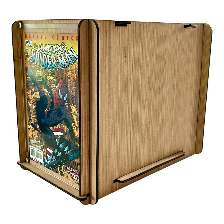Wood Comic Book Storage/Display Box PLUS Spider-Man Looking Back Vol 2 ...